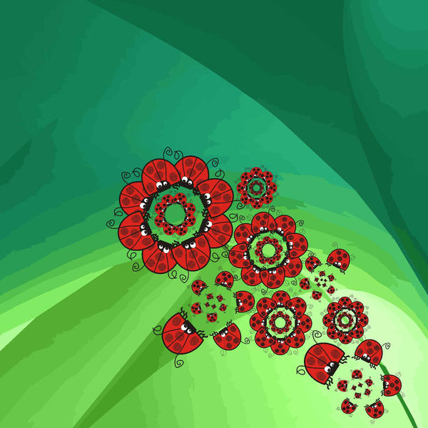 Dancing ladybirds by niekas on DeviantArt