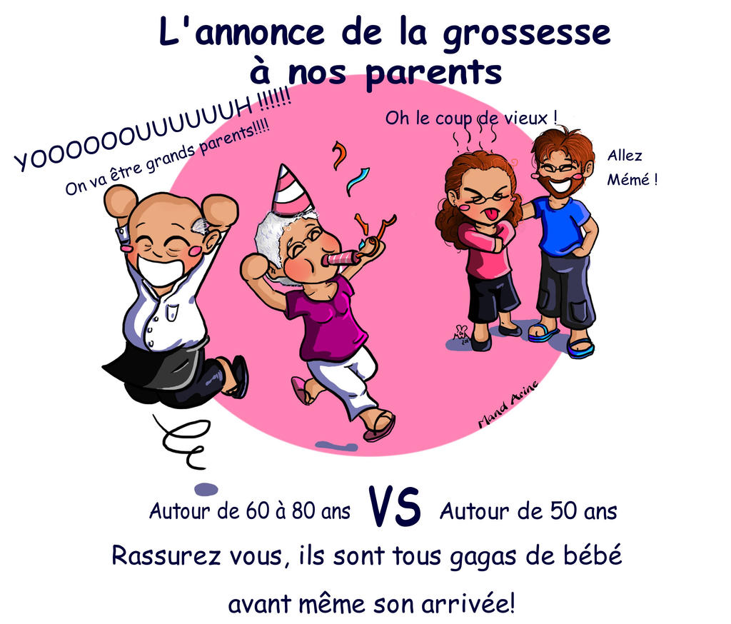 Reaction des futurs grands parents by MandArine39 on DeviantArt Reaction des futurs grands parents by MandArine39 on DeviantArt