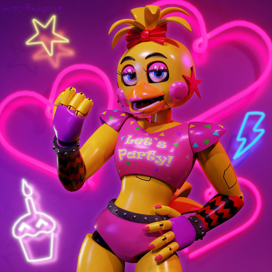 Fnafblender Glamrock Toy Chica By Sniperbanger69 On Deviantart