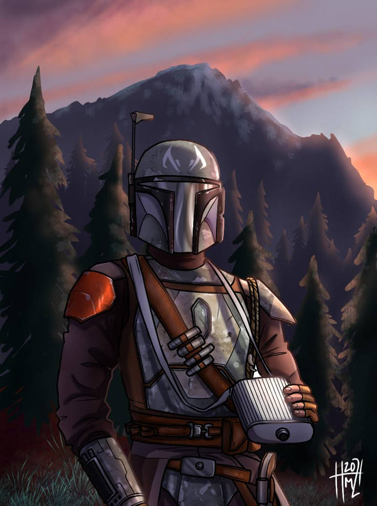 Commission Mando Forest By Hannahblossom On Deviantart
