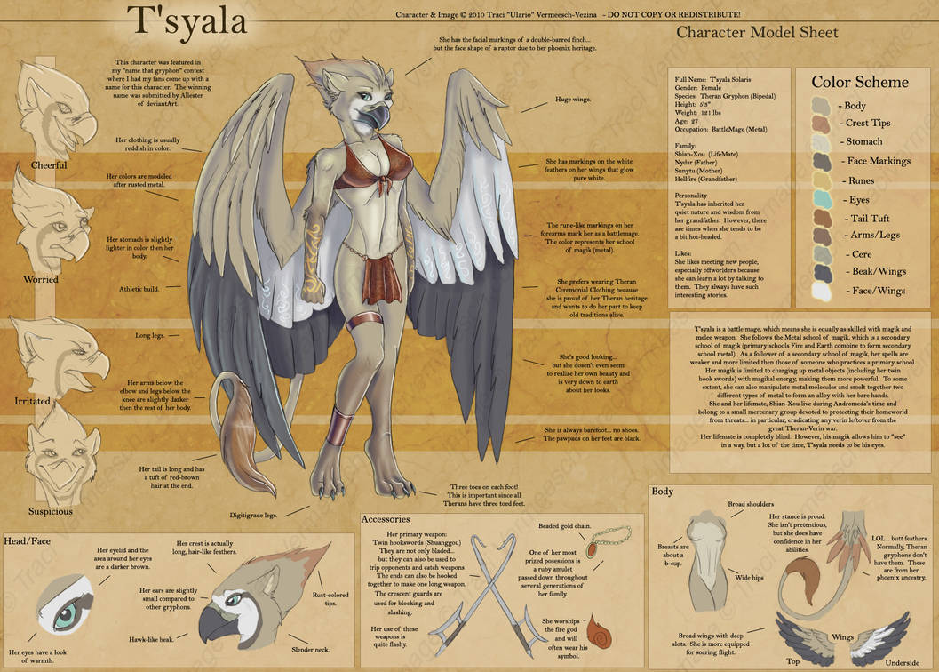 T'syala - Character Sheet by Ulario on DeviantArt T'syala - Character Sheet by Ulario on DeviantArt