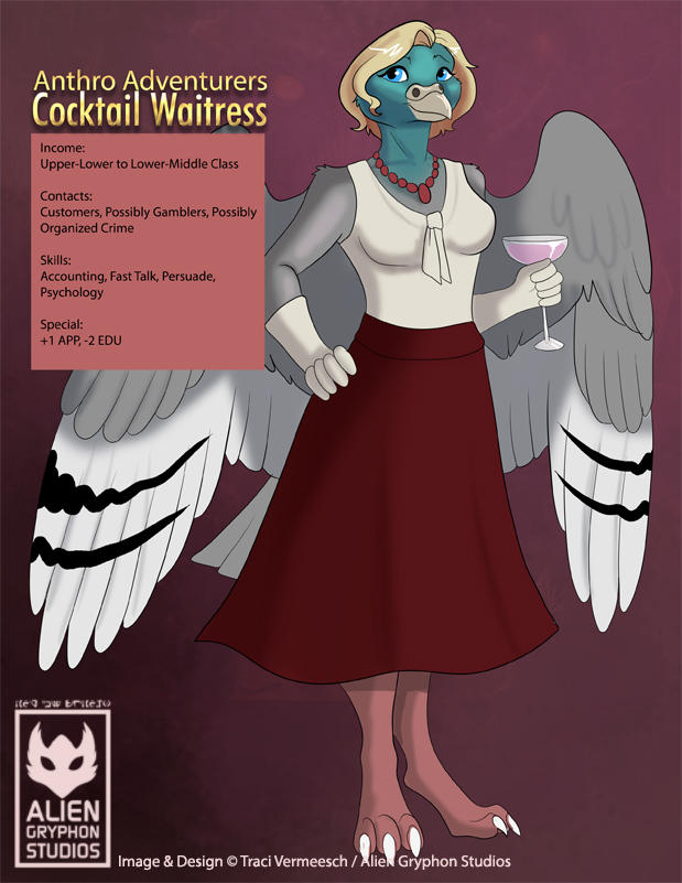 Anthro Adventurers Cocktail Waitress By Ulario On Deviantart
