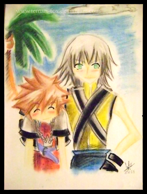 Kh A Beach Day By Temari Fox On Deviantart