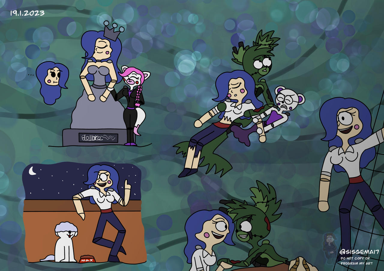 Fnaf In The Style Of The Little Mermaid 34 By Sisgema17 On Deviantart