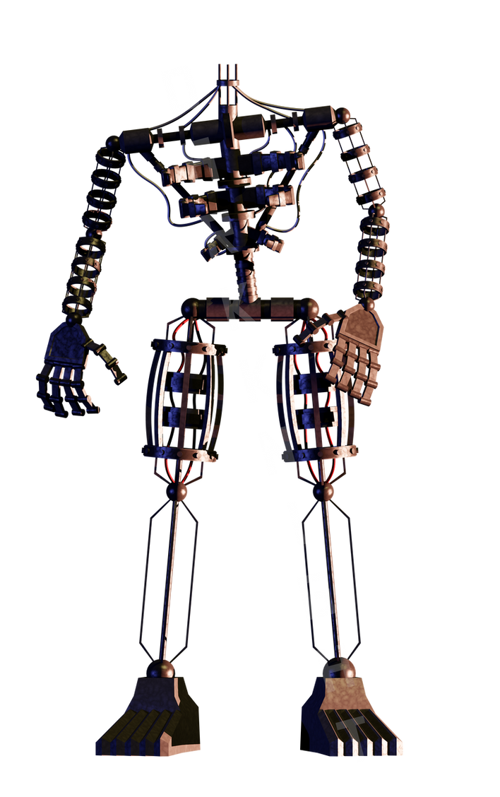 Fnaf3 Springlock Endoskeleton By Darkknightpl On Deviantart