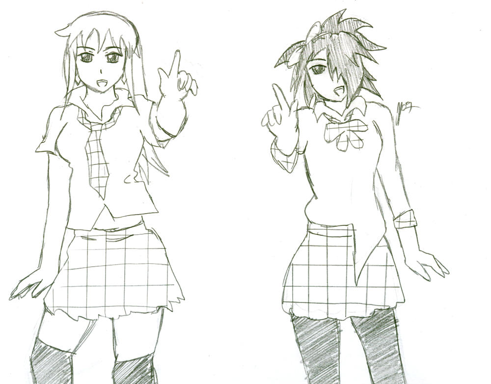 Shoujo S Leena And Sophie By Kratosaurion On Deviantart