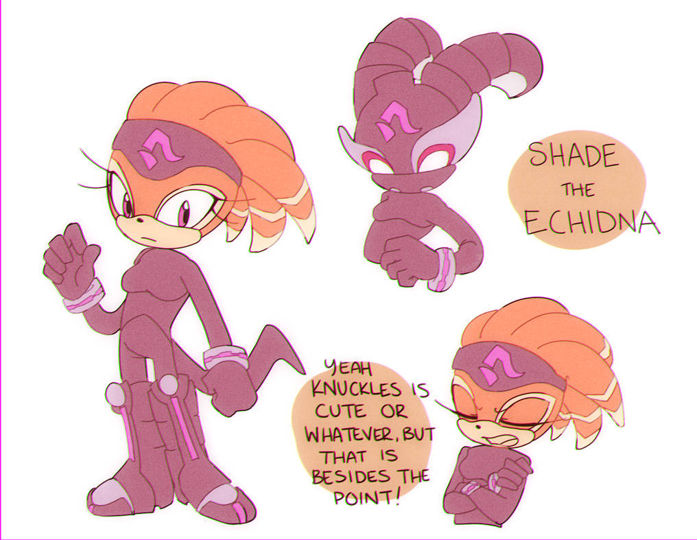 Shade The Echidna By Smol Link On Deviantart