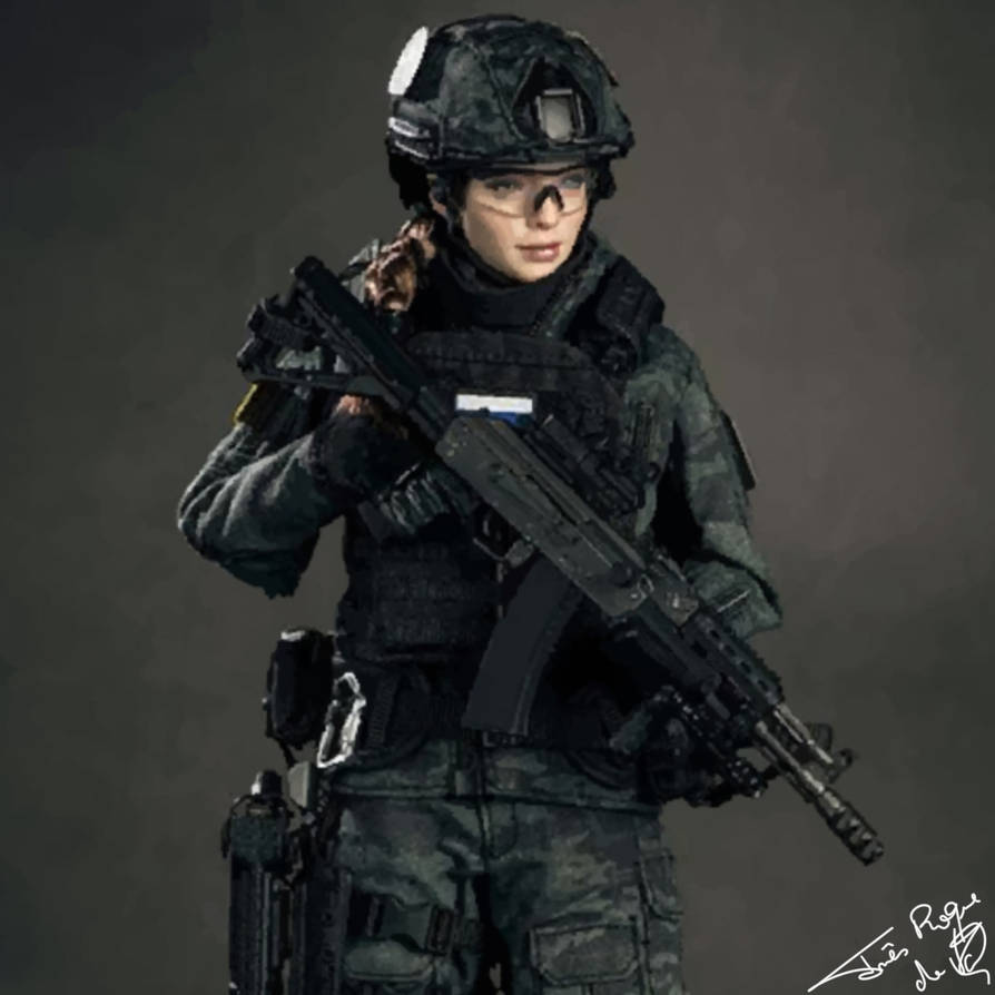 Military Girl By Roquensky On Deviantart