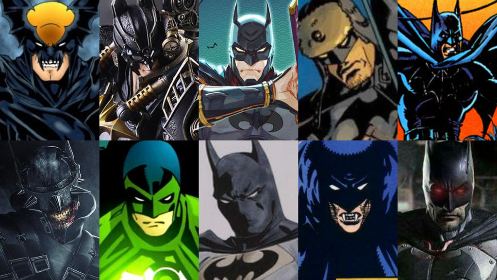 Top 10 Alternate Reality Versions Of Batman By Herocollector16 On