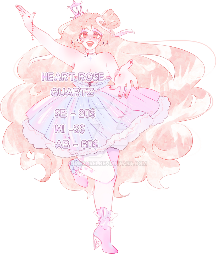 Heart Rose Quartzclosed By Merurei On Deviantart