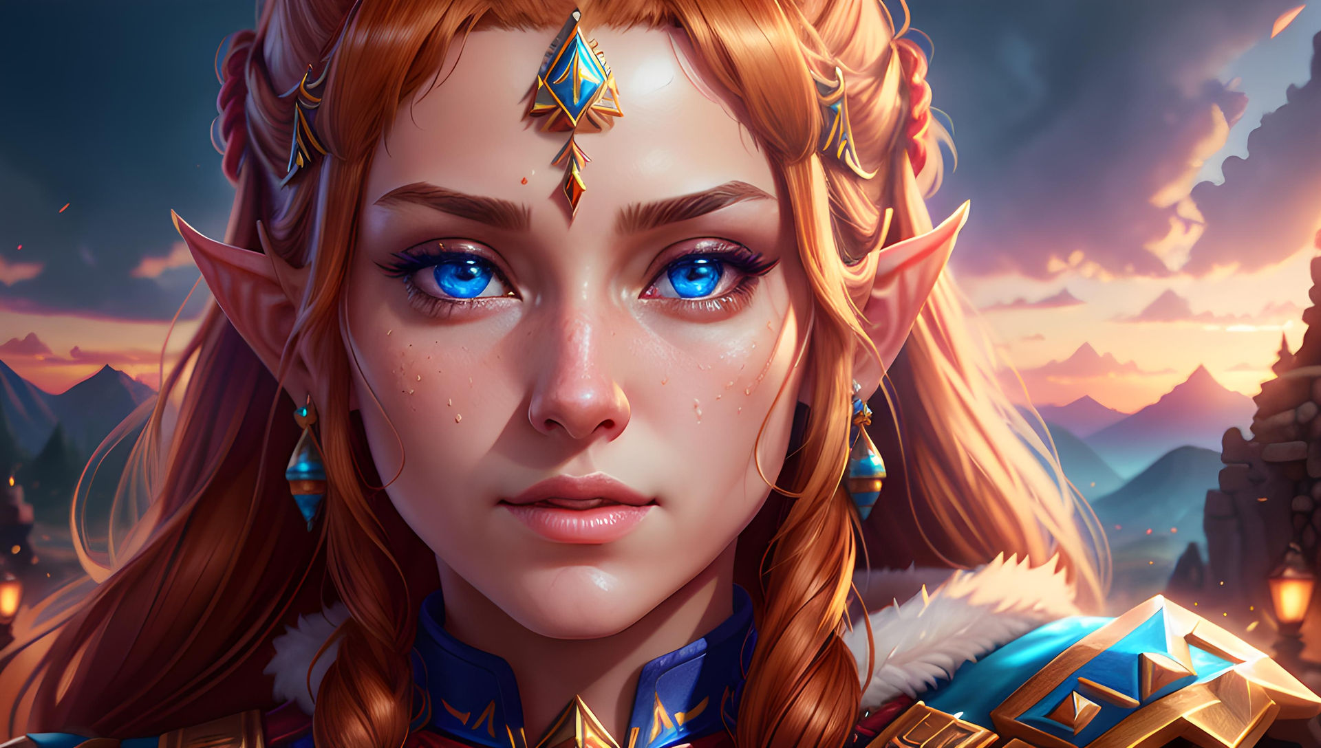 Graceful Guardian Princess Zelda Wallpaper 04 By Artificialvisions On Deviantart