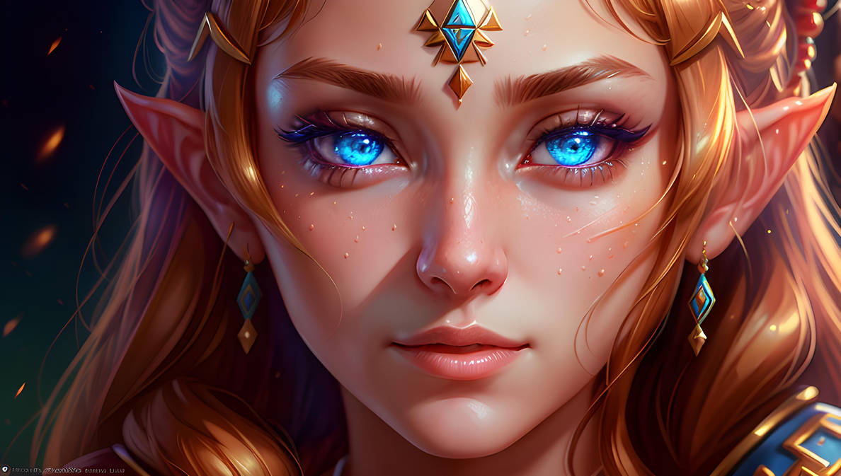 Graceful Guardian Princess Zelda Wallpaper 08 By Artificialvisions On Deviantart