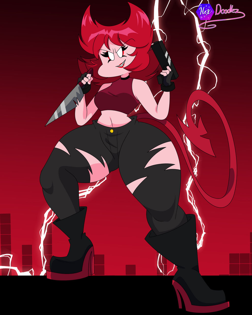 Fnf Au Cassandra By Hexdoodlez On Deviantart
