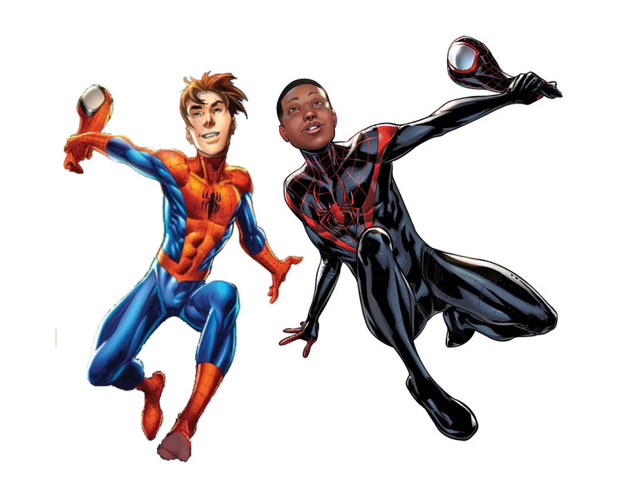 Peter Parker And Miles Morales By Alienkid12 On Deviantart