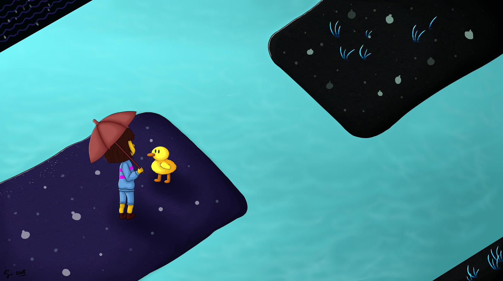 Day 24 Environment ~ Undertale Drawing Challenge By Missroxanne123 On