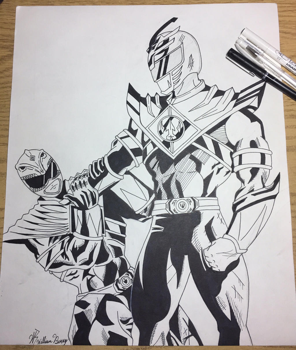 Green Ranger Vs Lord Drakkon By Berryartworks On Deviantart