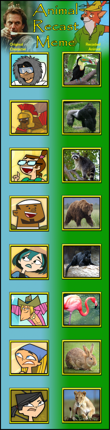 Total Drama Animal Recast Meme Part 1 By DEEcat98 On DeviantArt total-drama-animal-recast-meme-part-1-by-deecat98-on-deviantart