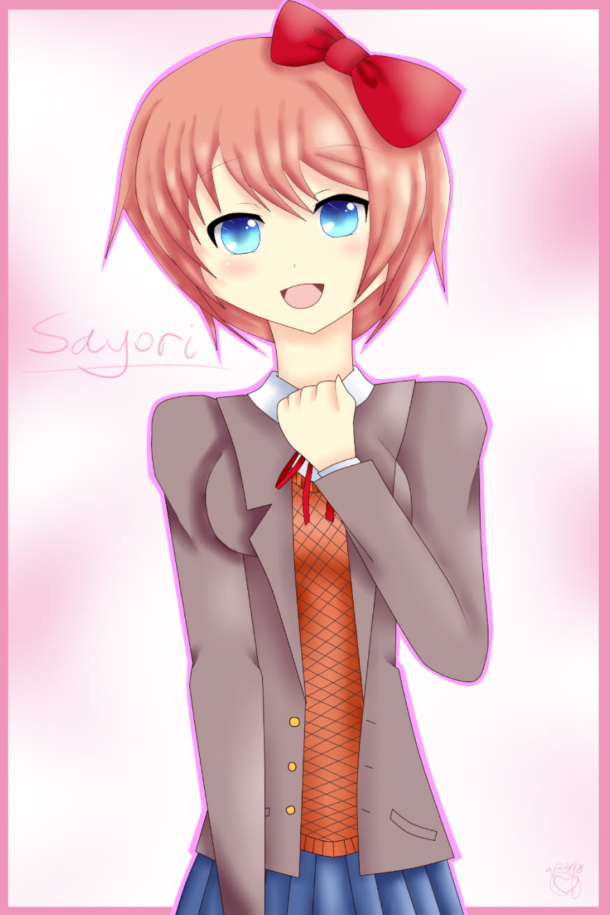 Sayori Ddlc Fanart By Rierden201 On Deviantart