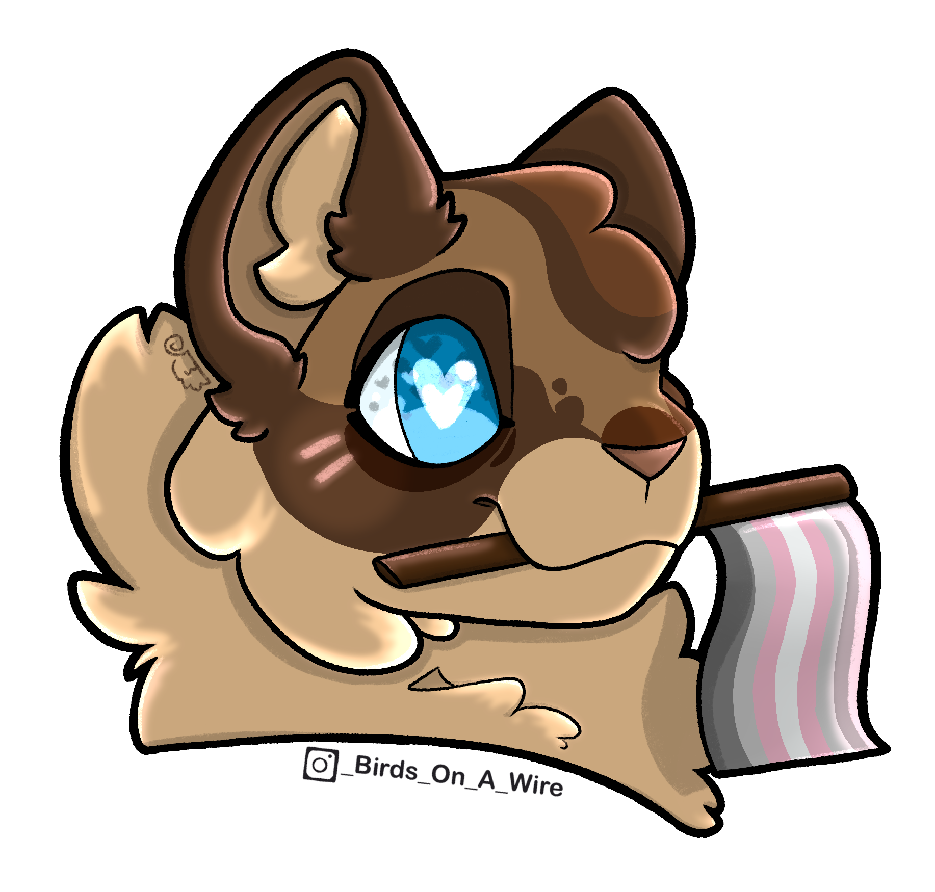 Demigirl Headshot By The Birds On A Wire On Deviantart