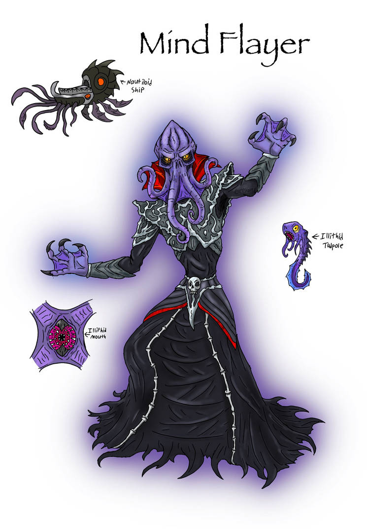 Dnd Mind Flayer By Geeko1968 On Deviantart