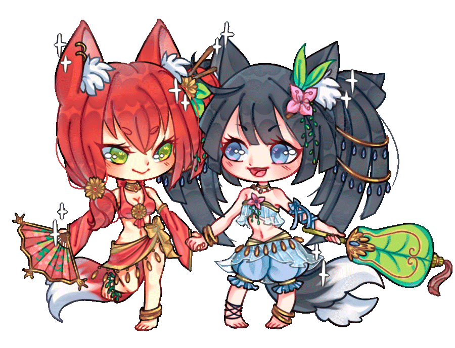 Chibi Animated Couple Finished By Vulpicheese On Deviantart