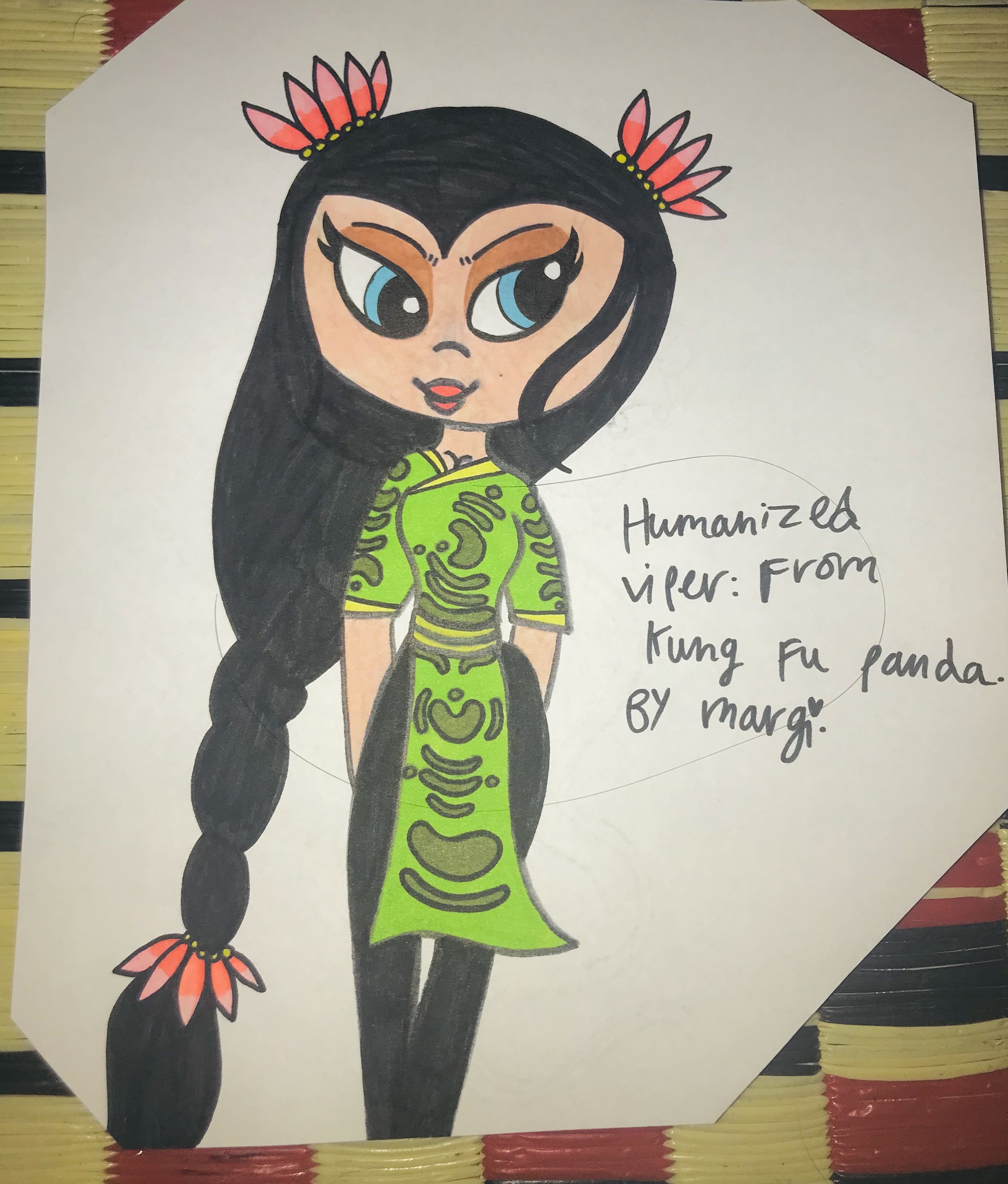 Humanized Viper From Kung Fu Panda By Mgmillustrations On Deviantart