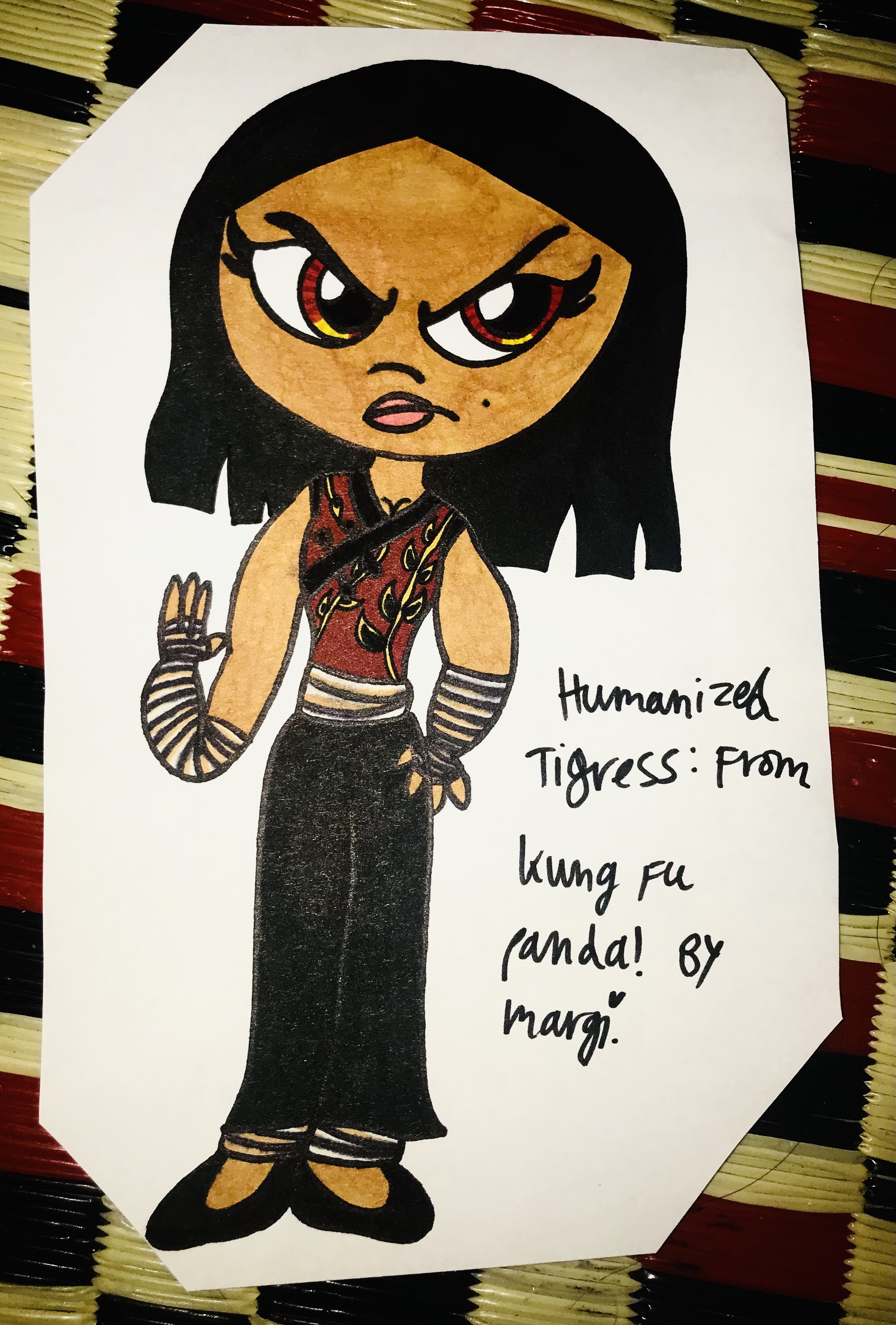 Humanized Tigress From Kung Fu Panda By Mgmillustrations On Deviantart