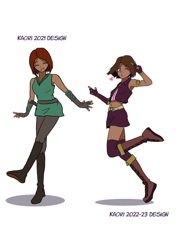 Oc Kaori Then And Now By Linzicomics On Deviantart