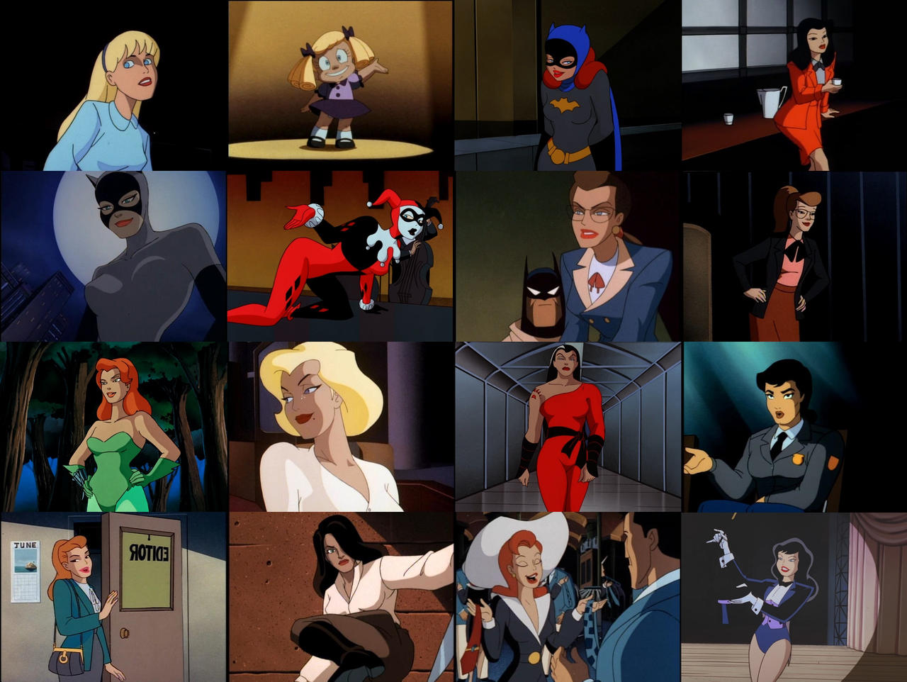 Dcau Collage Batman Tas By Cartoonsbest On Deviantart