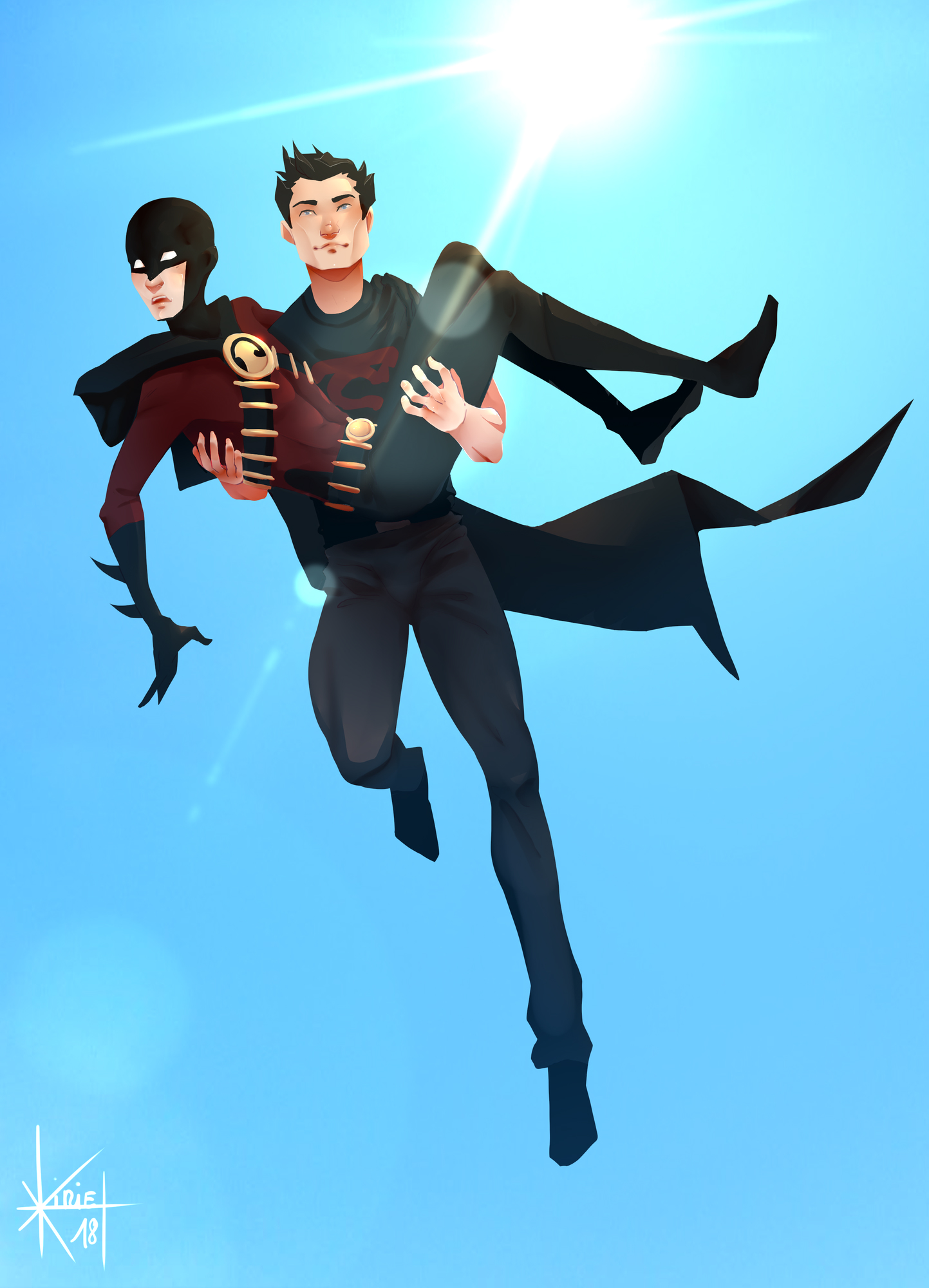 Tim Drake And Kon El Conner Kent On Dc Comicsyaoi Deviantart