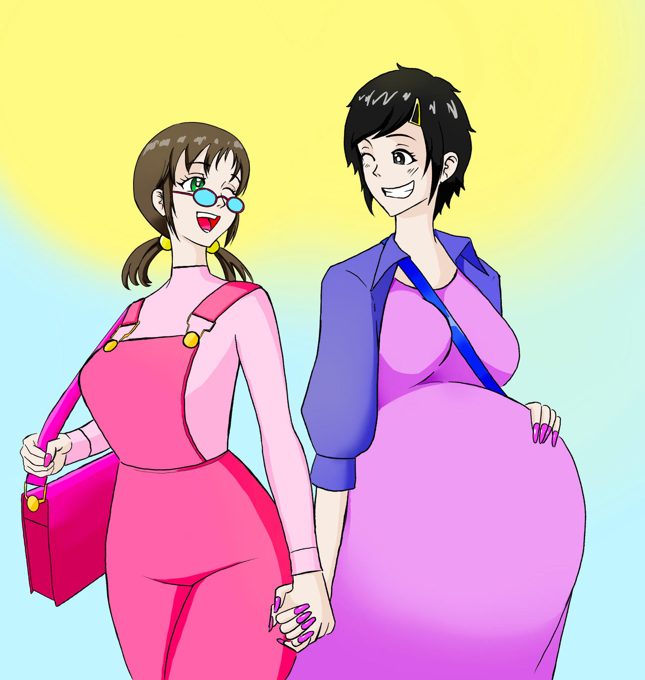 Taeko Noruma And Ibuki Kajii By Profballbot On Deviantart