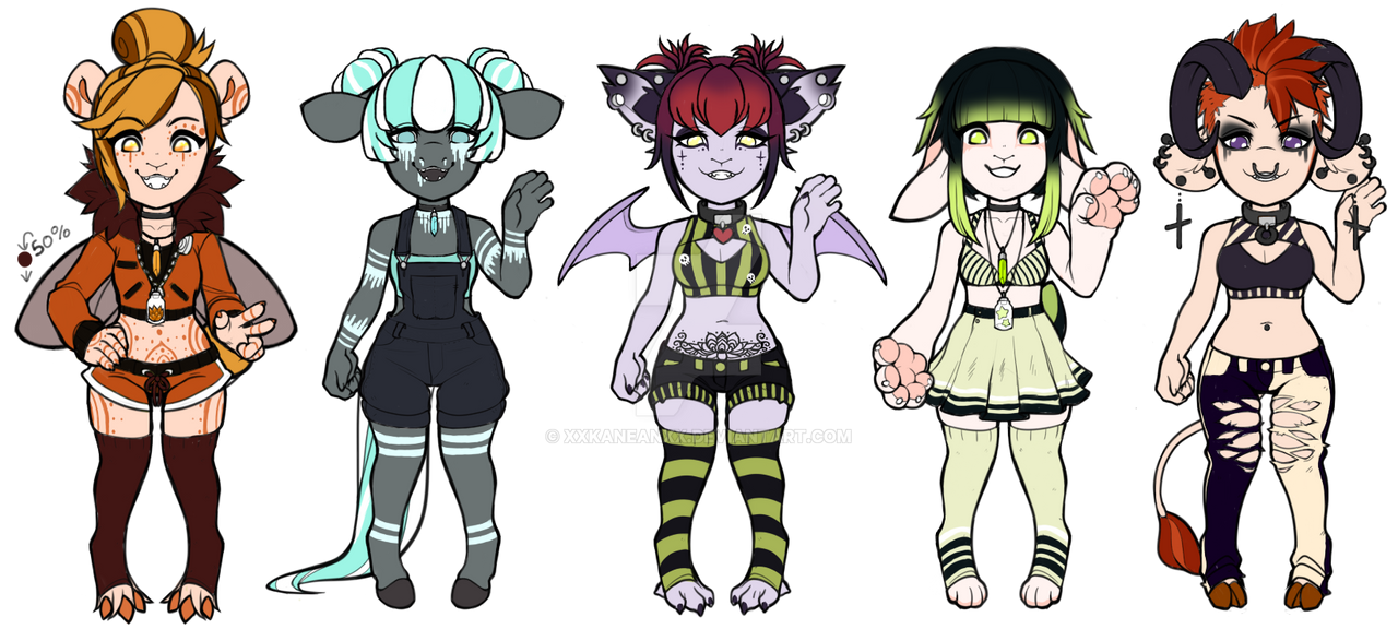 Anthro Adopt Ota Open By Xxkaneanxx On Deviantart