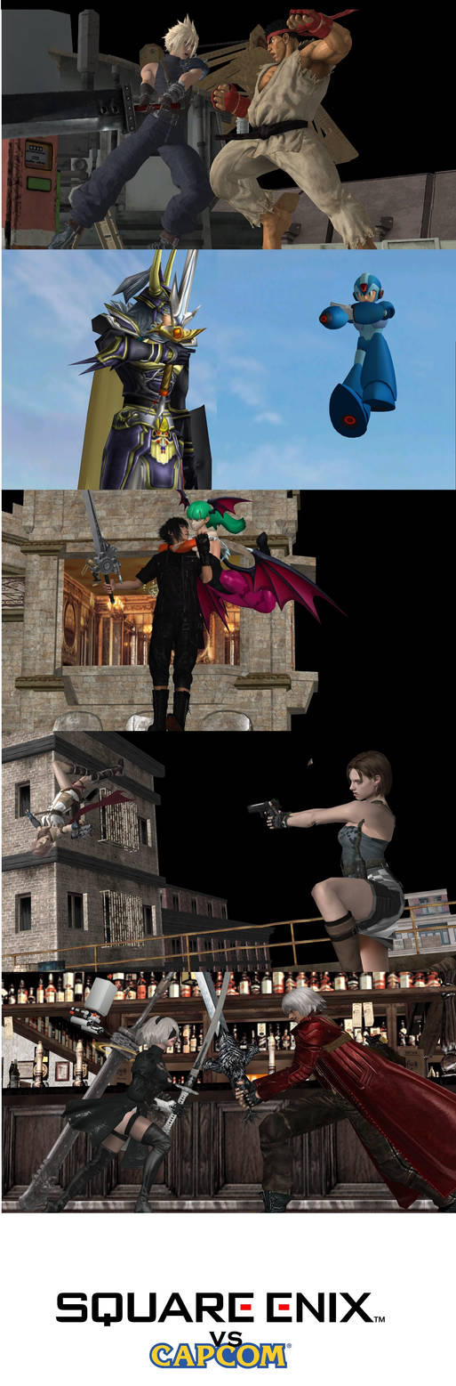 Square Enix vs Capcom part 1 by DanteMarinette on DeviantArt Square Enix vs Capcom part 1 by DanteMarinette on DeviantArt