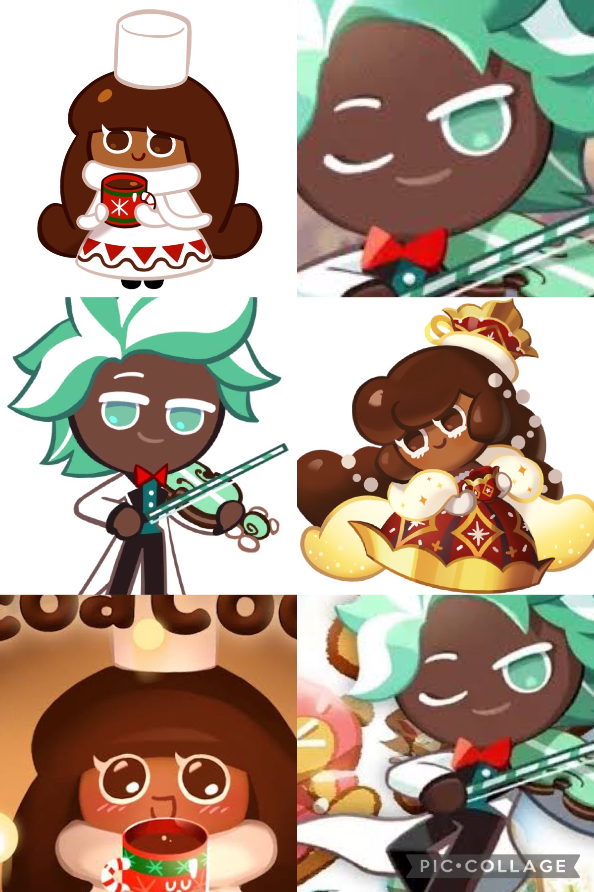 Cocoa Cookie X Mint Choco Cookie By Pinkcrystalsakura On Deviantart