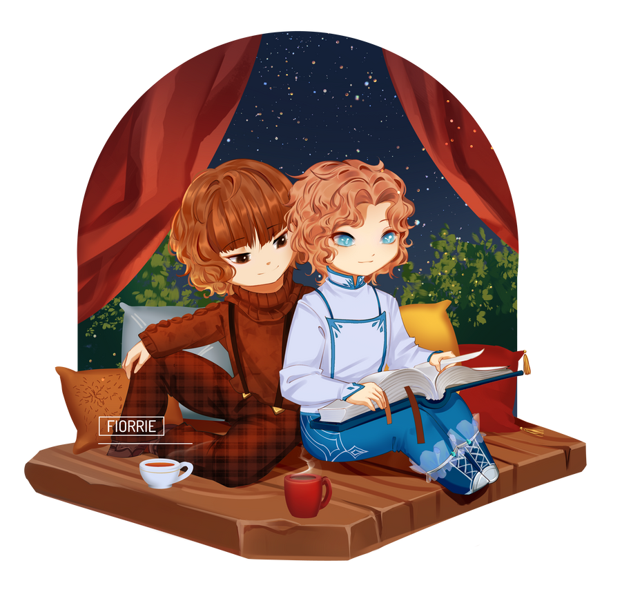 Cm Evening Reading By Fiorrie On Deviantart
