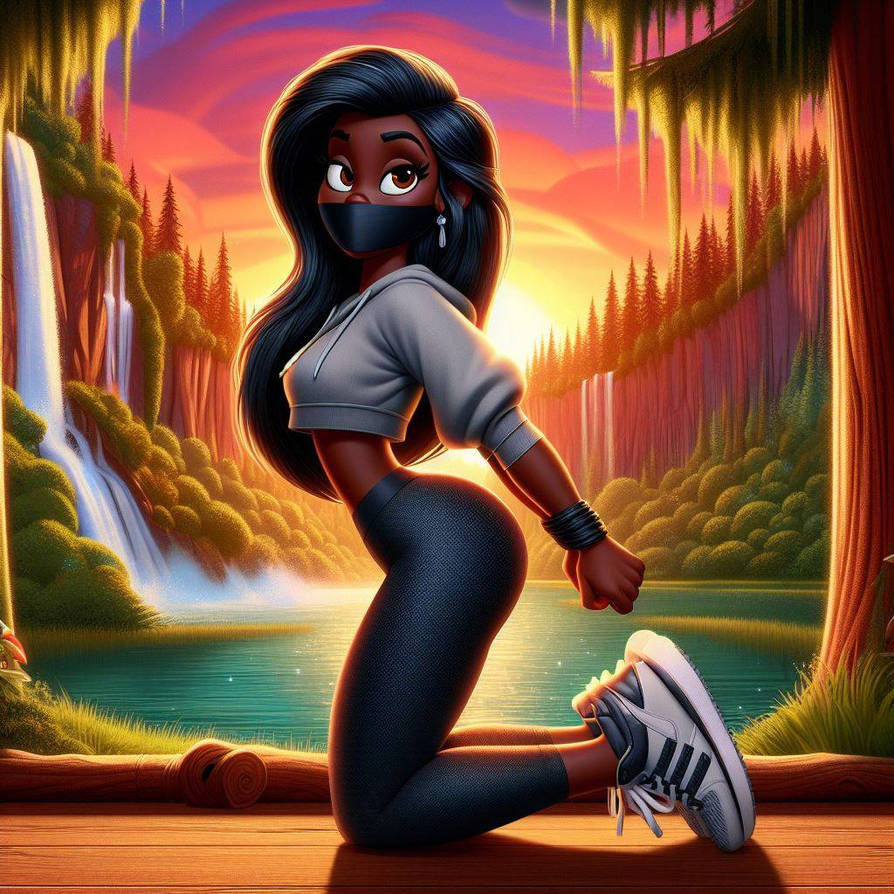 Sporty ebony gagged (AI generated) by SeBoDude on DeviantArt Sporty ebony gagged (AI generated) by SeBoDude on DeviantArt