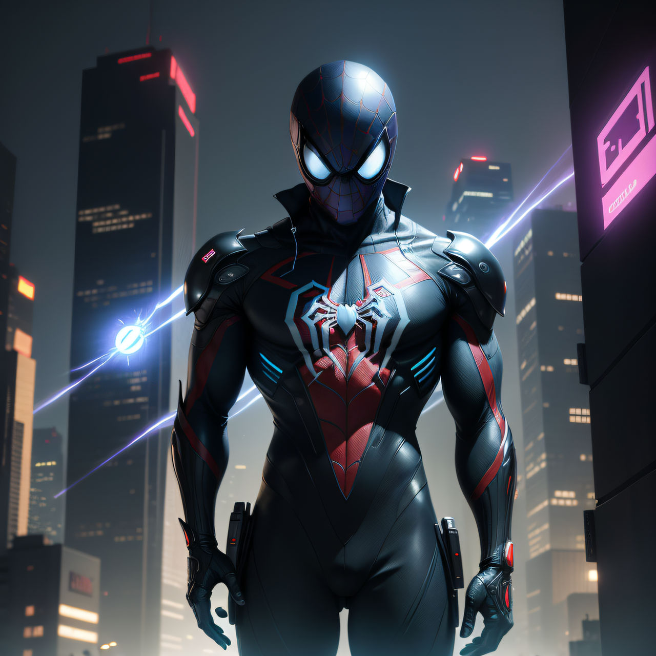 Futuristic Spiderman By Nikottroou On Deviantart