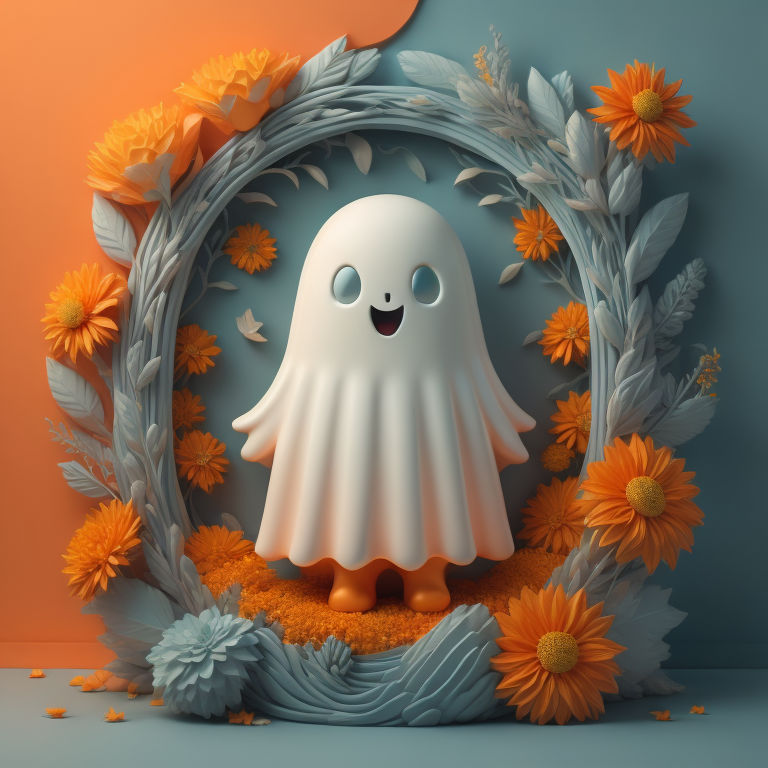 Cute Ghost By Nikottroou On Deviantart