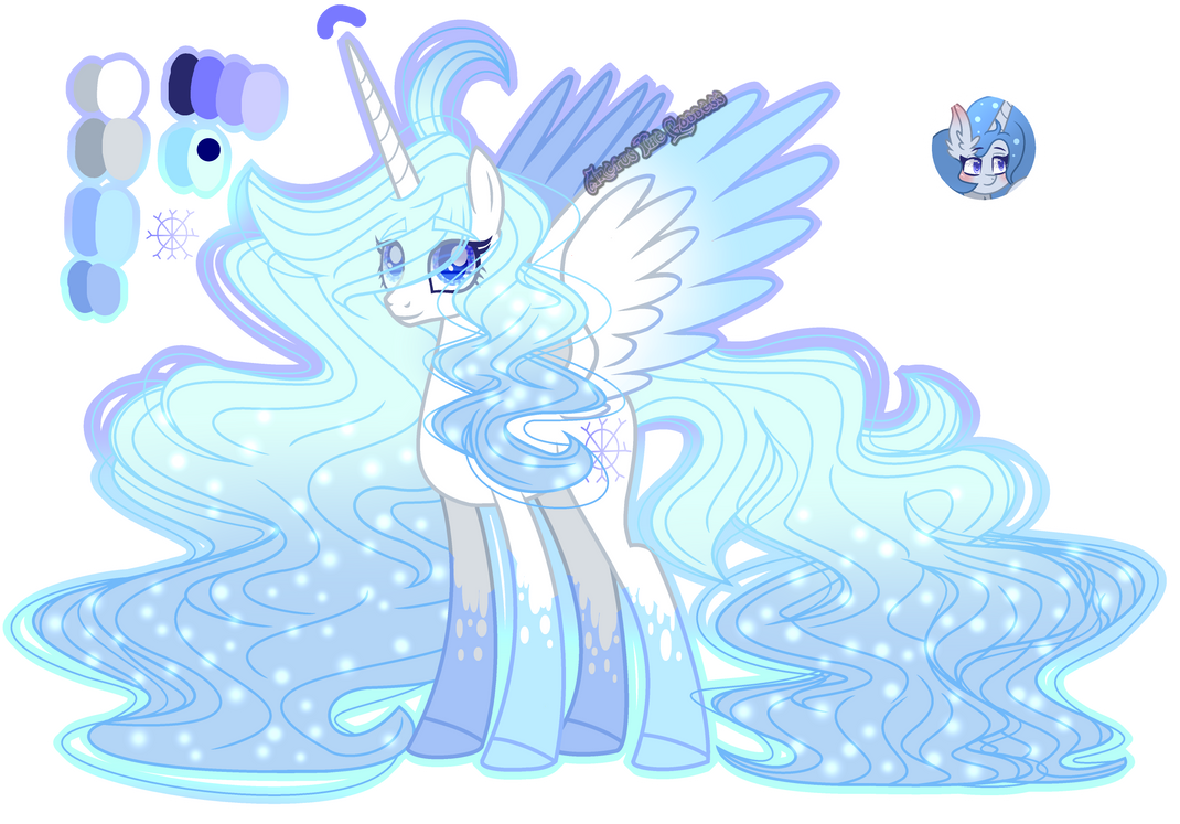 Queen Frostbite Snowflake Redesign Ref Sheet By Arctusthegoddess On