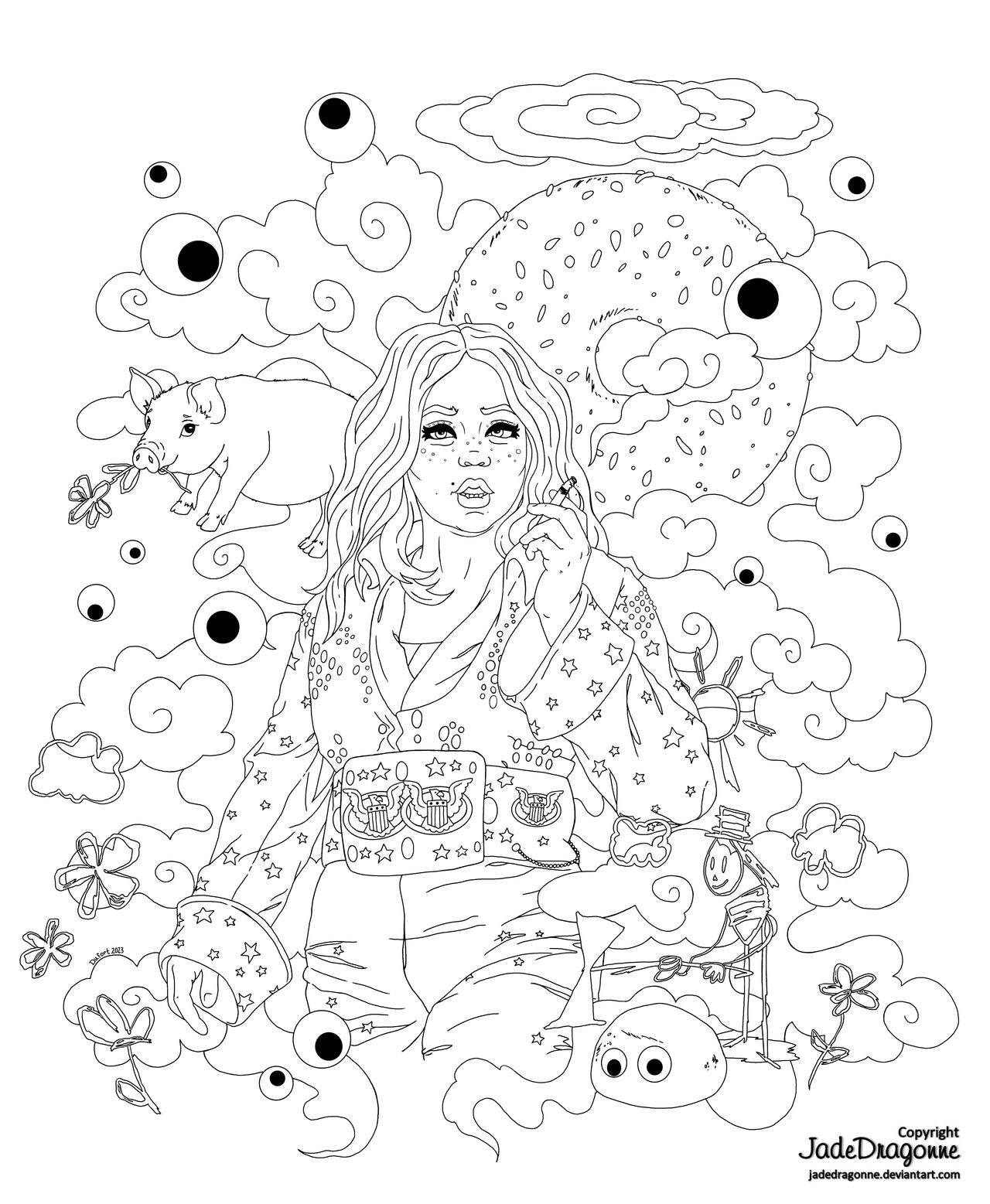 Jobu Tupaki -lines by JadeDragonne on DeviantArt Jobu Tupaki -lines by JadeDragonne on DeviantArt