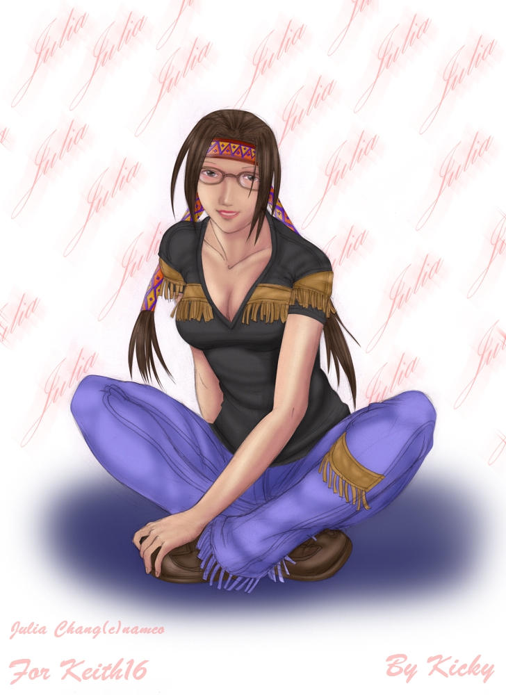 julia colored by kicky on DeviantArt