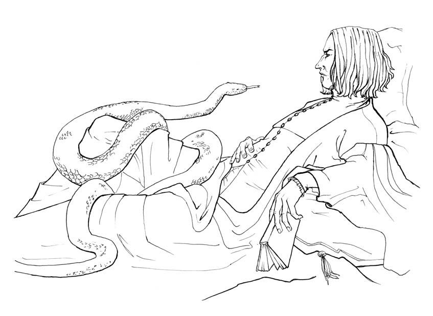 snape coloring