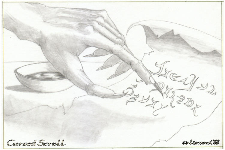 Cursed Scroll by talisman018 on DeviantArt