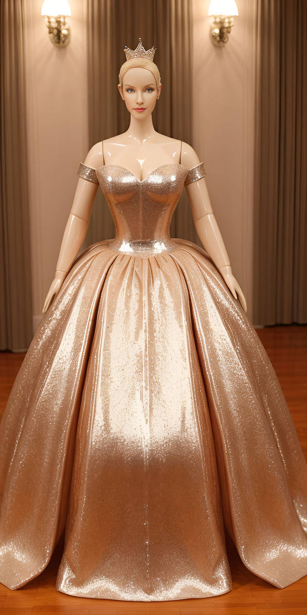 Fullfigured Livingmannequin Wearing Shiny Patentle By Kathrin Inaka On