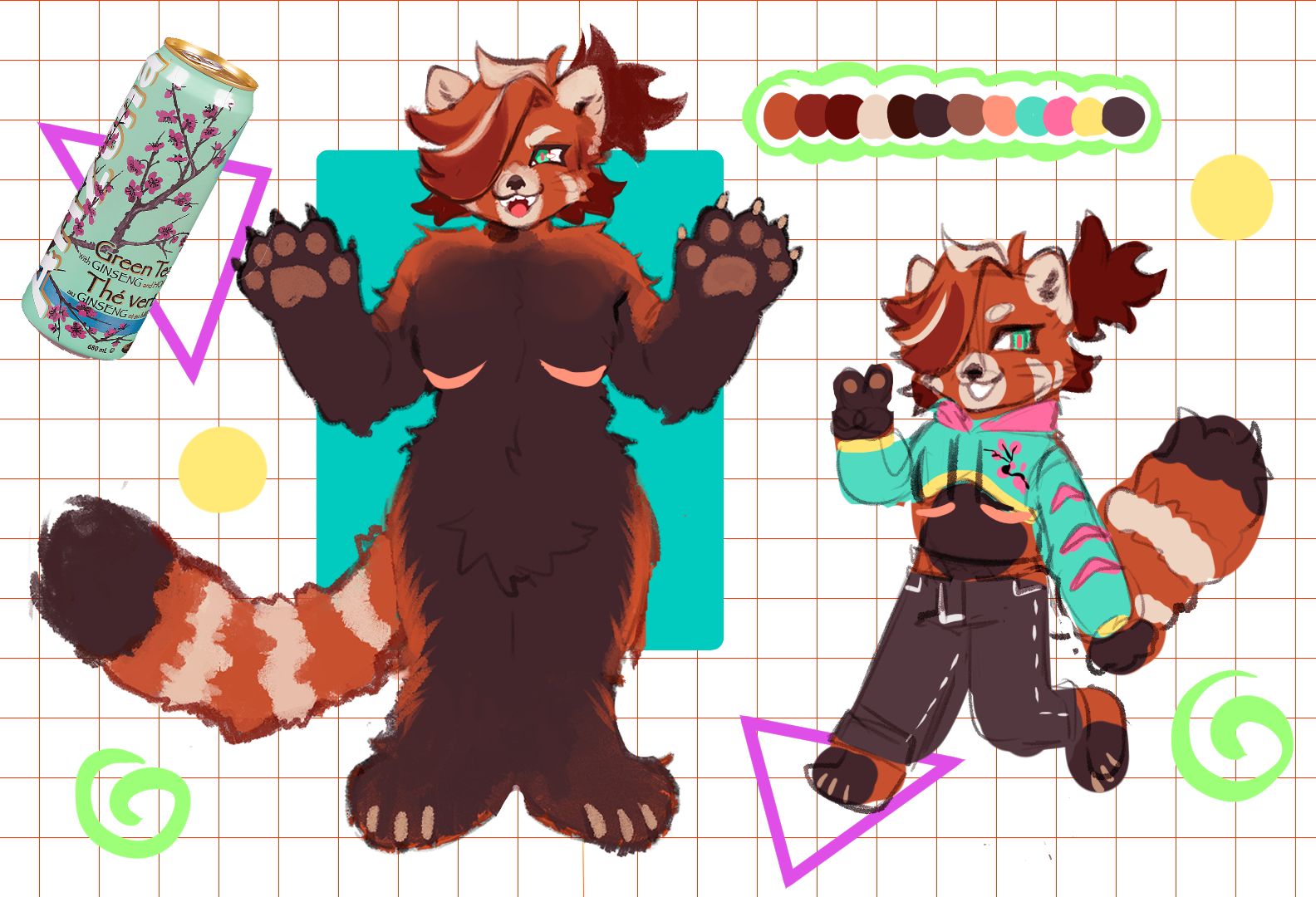 Red Panda Adopt 20 By Phantzom On Deviantart