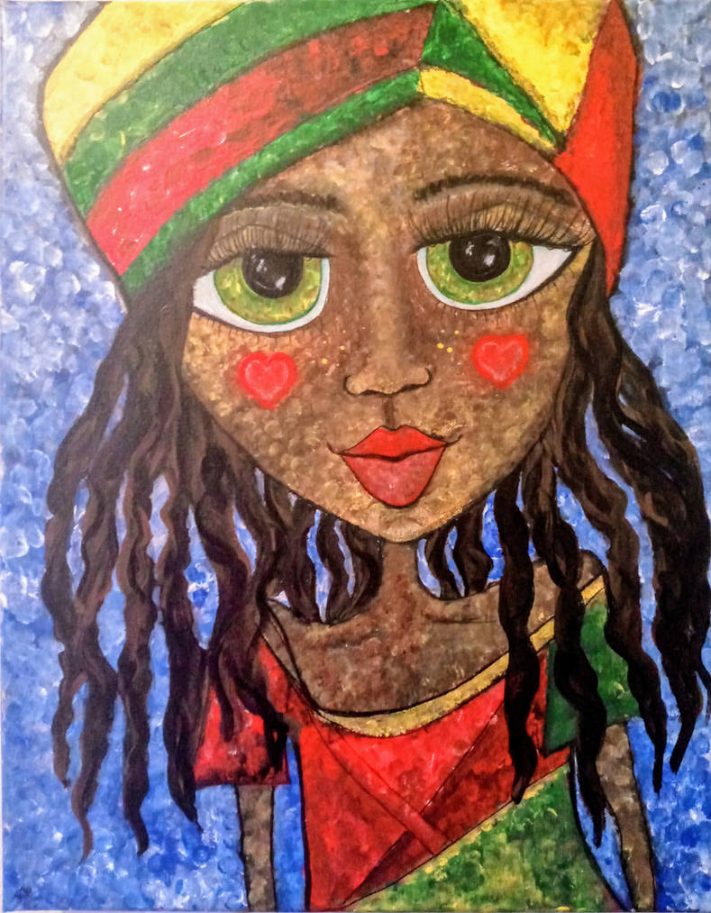 Rasta Girl 2 By Jojoemmaart On Deviantart