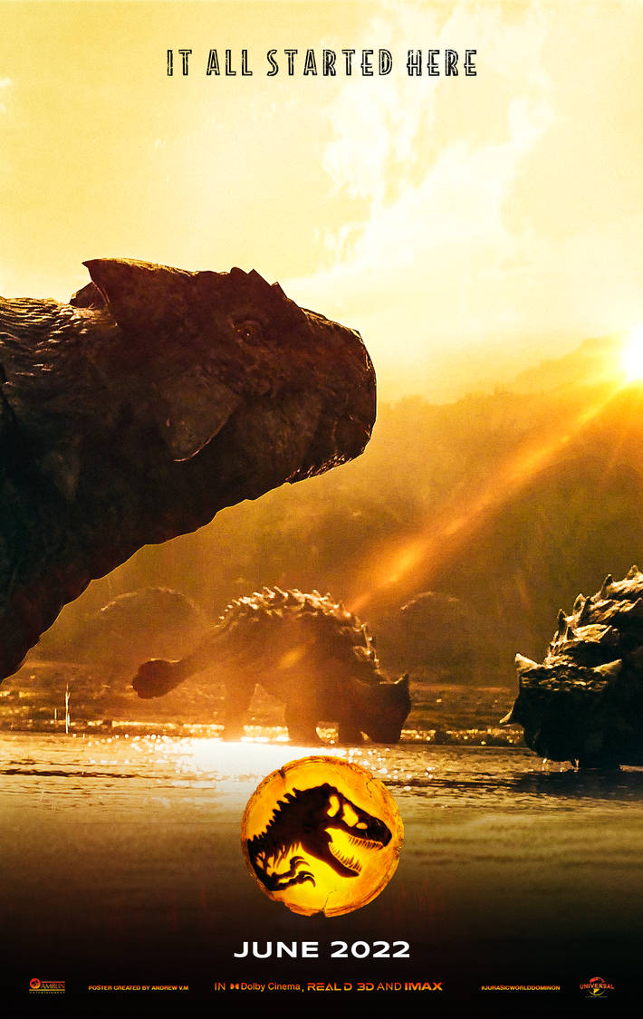 Jurassic World Dominion Poster Hd 2022 Anqi By Andrewvm On Deviantart