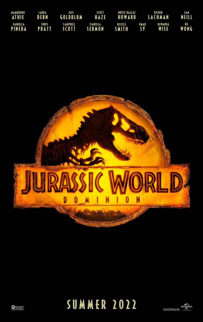 Jurassic World Dominion Teaser Poster Summer 2022 By Andrewvm On Deviantart