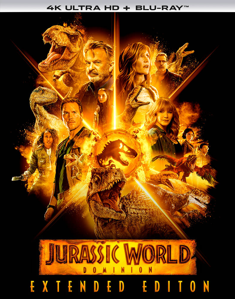 Jurassic World Dominon Blu Ray Cover Extend By Andrewvm On Deviantart