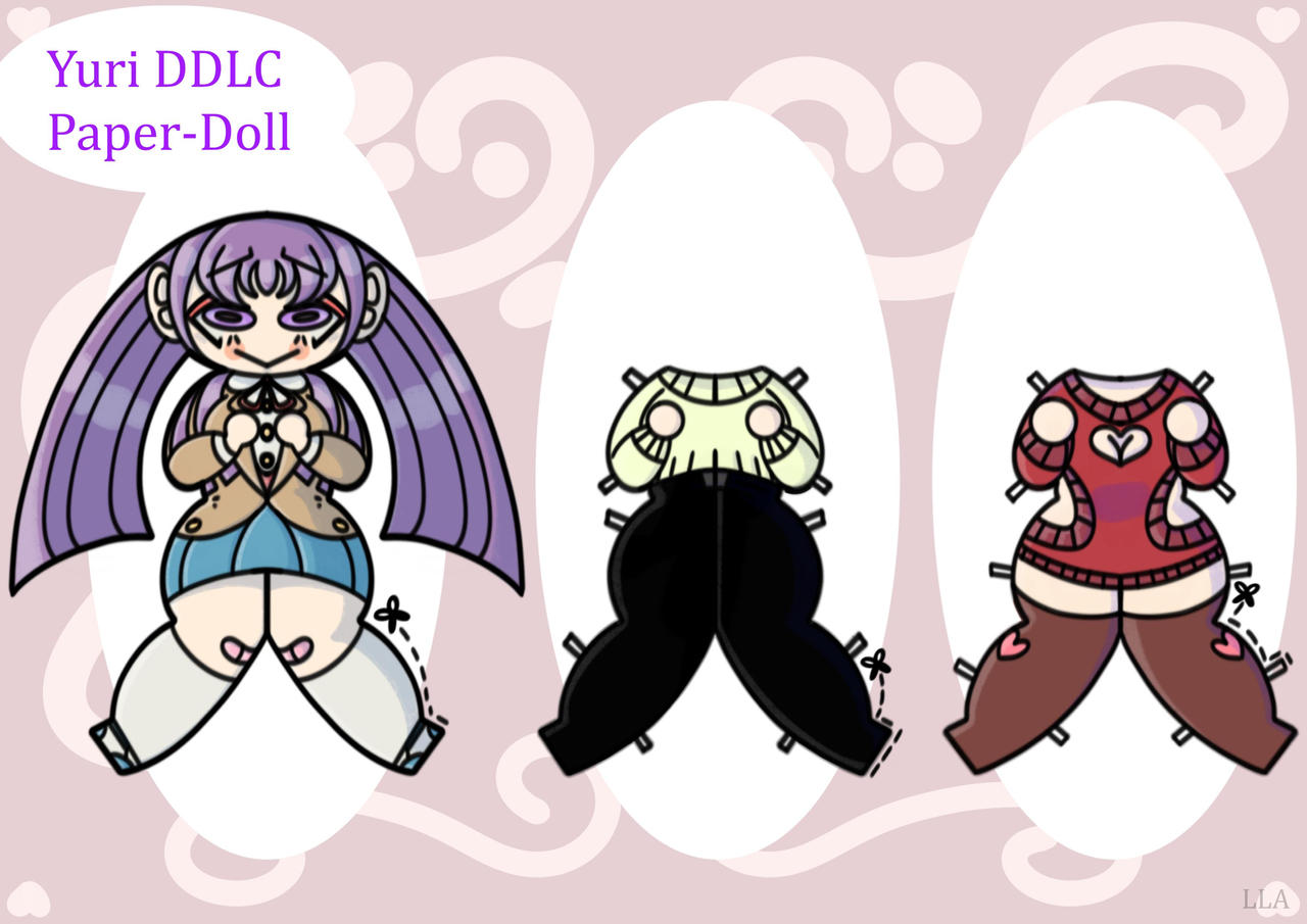 Yuri Ddlc Paper Doll Design By Sodaslushiez On Deviantart